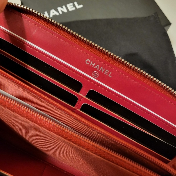 CHANEL | Bags | Chanel Zip Around Wallet | Poshmark